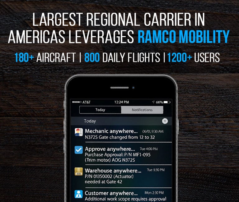 Republic Airways Holdings leverages Ramco Mobility Solutions