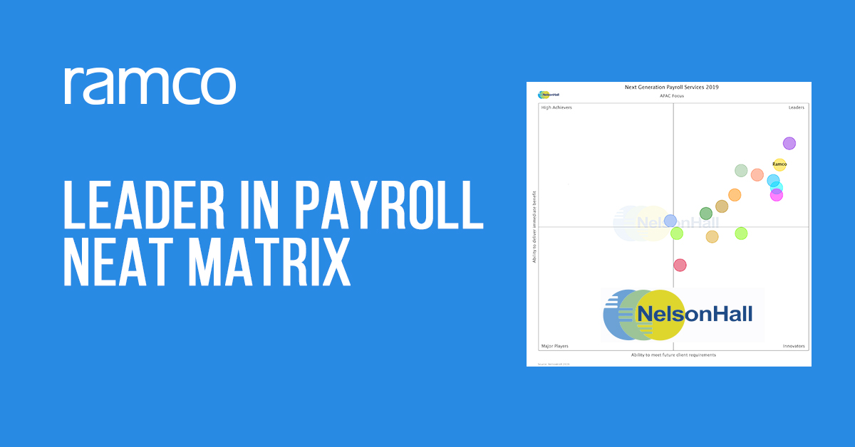 NelsonHall positions Ramco as LEADER in its NEAT Matrix for Next ...